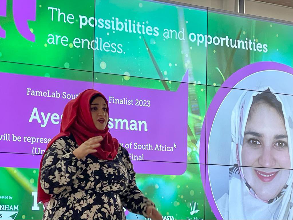 Unisan shines at FameLab SA competition